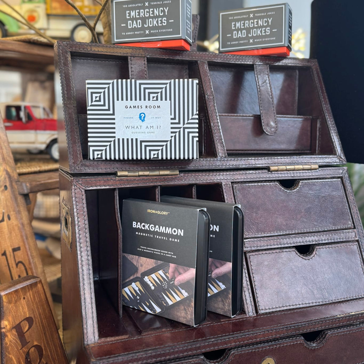 Leather Stationary Box – Magpie Style