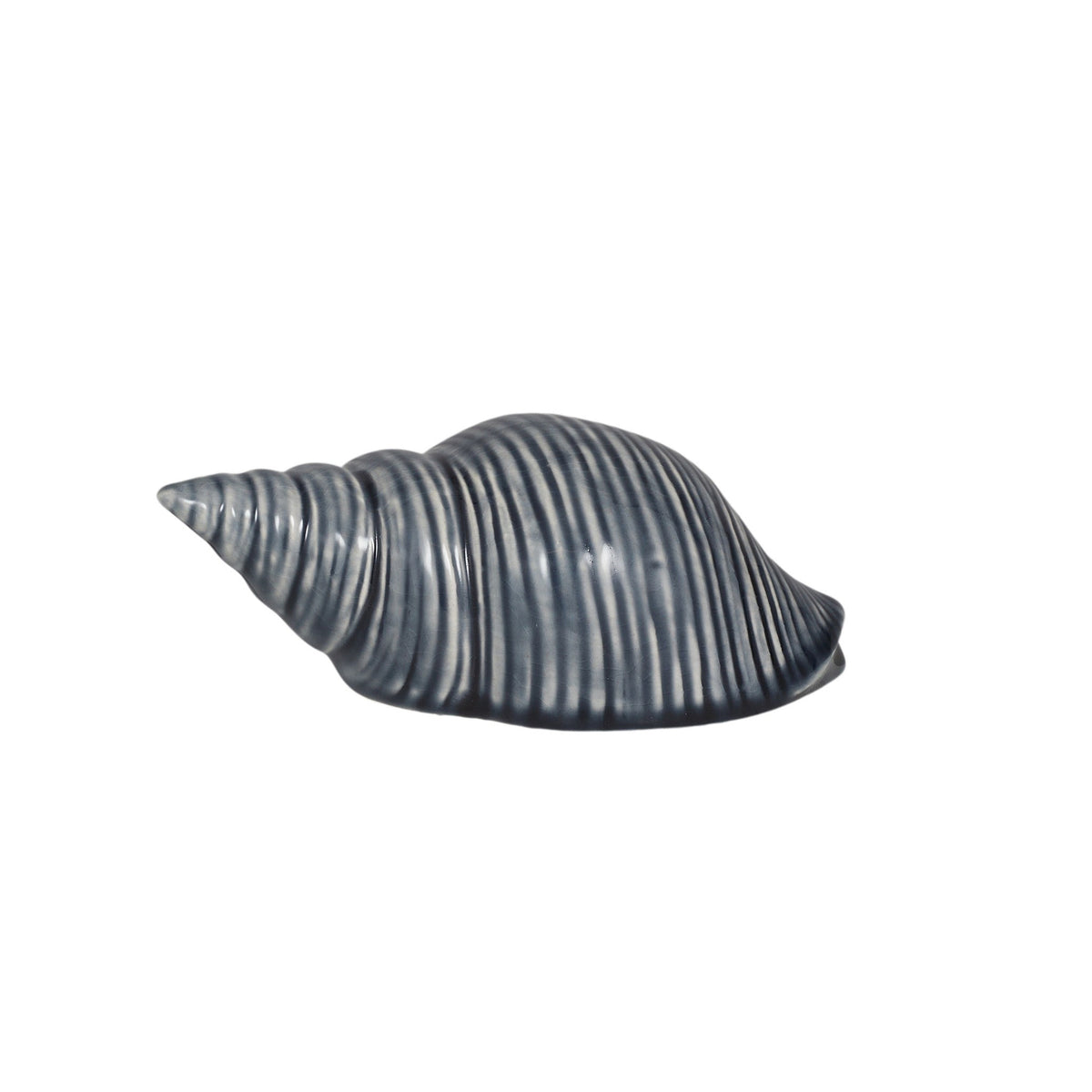 Conch Blue Glazed Ceramic Shell – Magpie Style