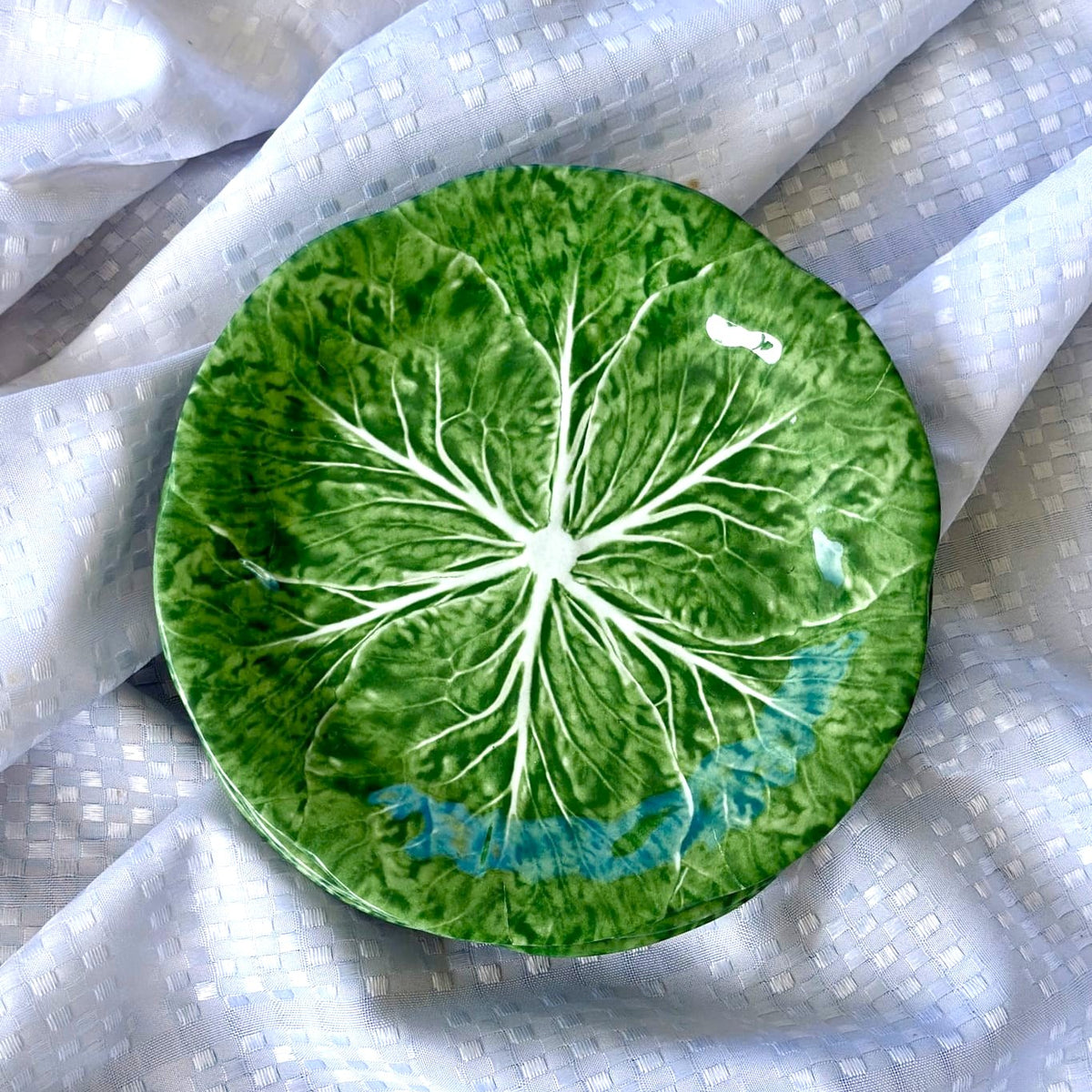Green Cabbage Melamine Side Plate – Magpie Style