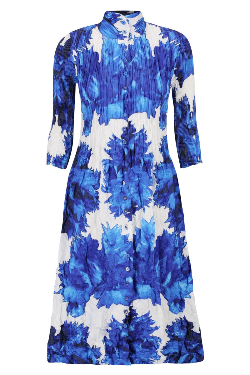 ALQUEMA - Nehru Coat Dress - Blue Quartz – Magpie Style