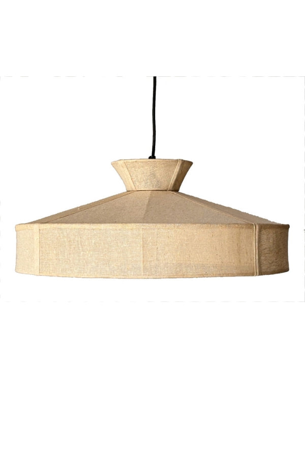 Textile Disc Pendant - Natural – Magpie Style