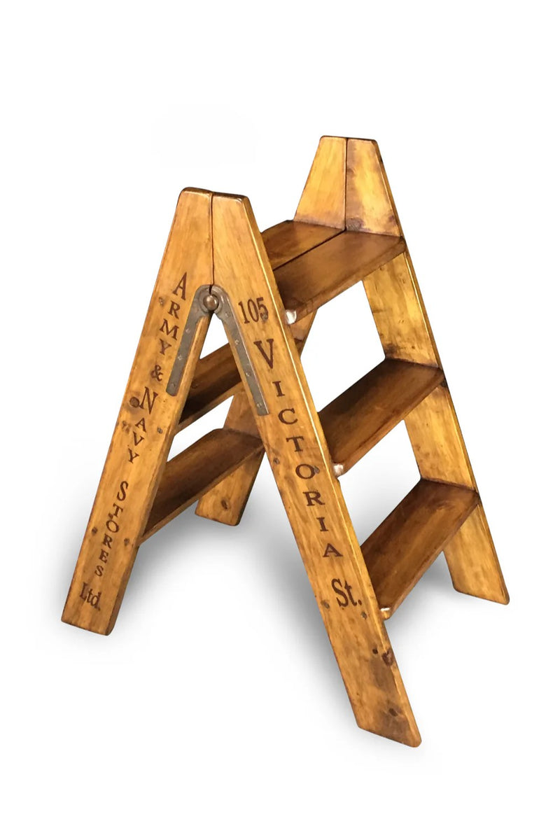 Wooden Step Ladder (3 step) – Magpie Style